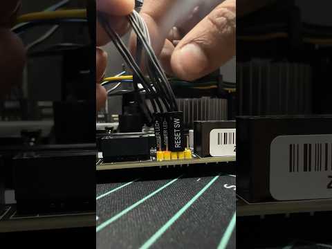 Front Panel Connectors| how to connect front panel in motherboard #motherboard #gaming #youtube