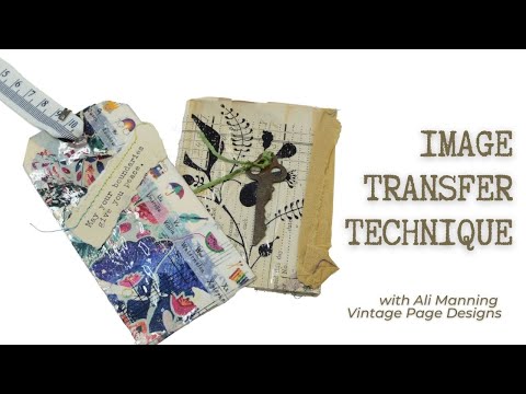 Image Transfer Clear Contact Paper | Mixed Media Journals | Altered Books