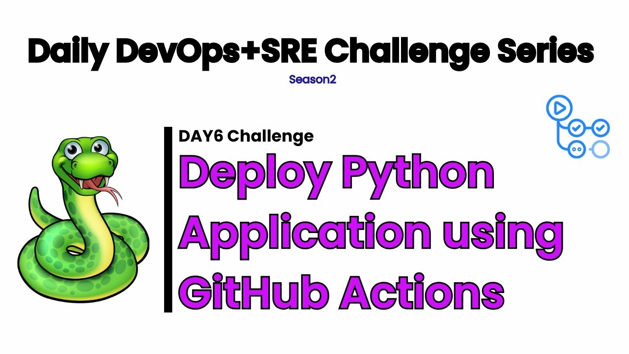 Day6: Deploying Python Application using GitHub Actions