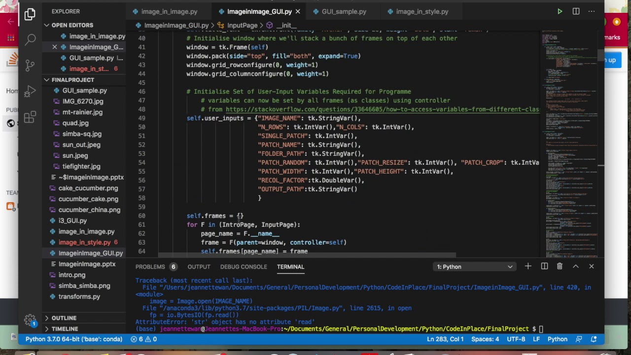 Code In Place Final Project: Image Inception on Python (Demo)