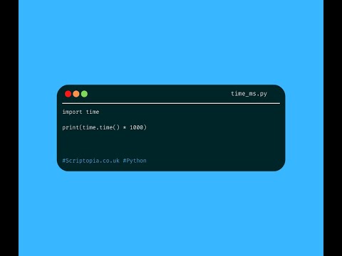 Python Time - Convert time to milliseconds