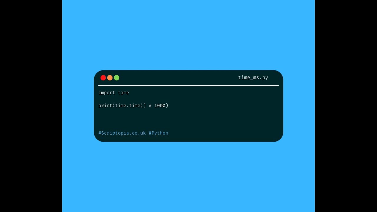 Python Time - Convert time to milliseconds