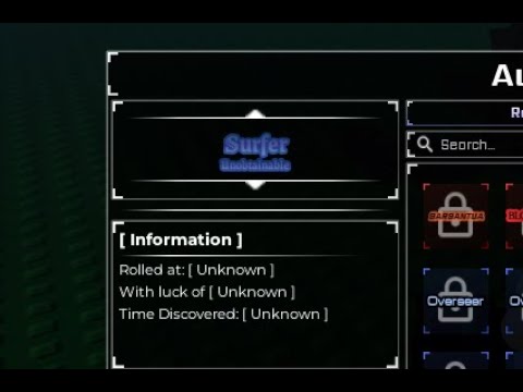 Surfer Speed Glitch in Sol RNG Eon 1