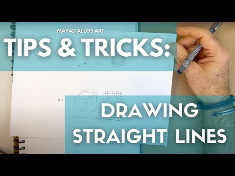 Sketching | Tips & Tricks: Drawing Straight Lines in Freehand
