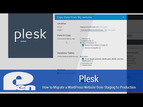 How to Migrate a WordPress Website from Staging to Production using the WordPress Toolkit - Plesk