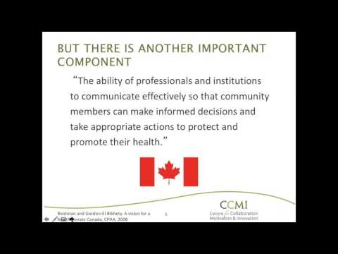 Health Literacy Definition - 2min36sec - BC SMS Webinar Series