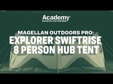 Magellan Outdoors Pro | Explorer Swiftrise 8 Person Hub Tent