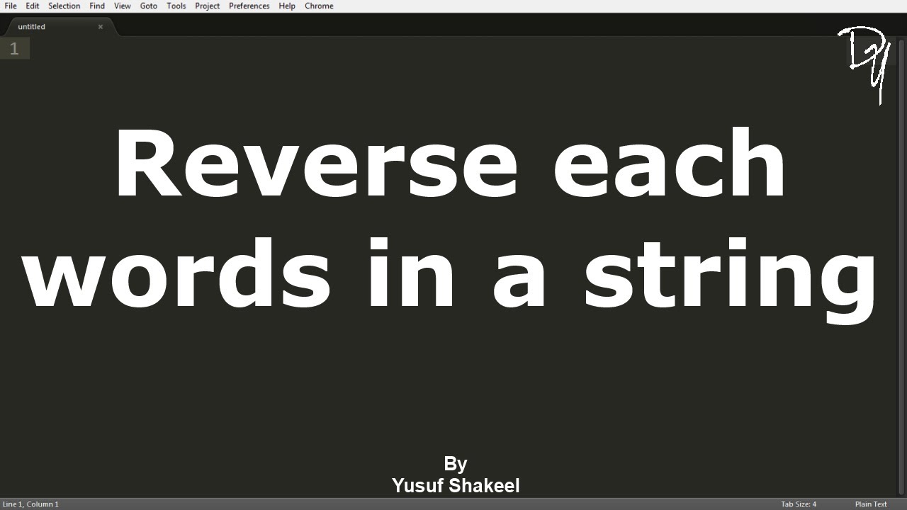 08 C | Reverse each words in a string