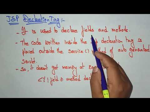 Learn JSP declaration tag | Scripting elements | Web Technology | Lec 50 | Bhanu Priya - Mind Luster