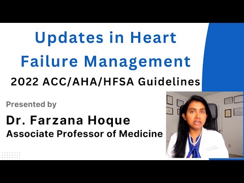 "Updates in Heart Failure Management": 2022 ACC/AHA/HFSA Guidelines #usmle #medicine #residency