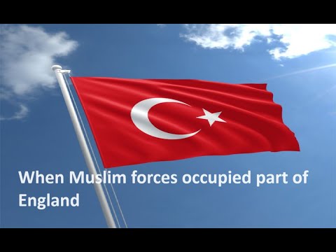 When Muslim forces landed in England and established a stronghold in this country