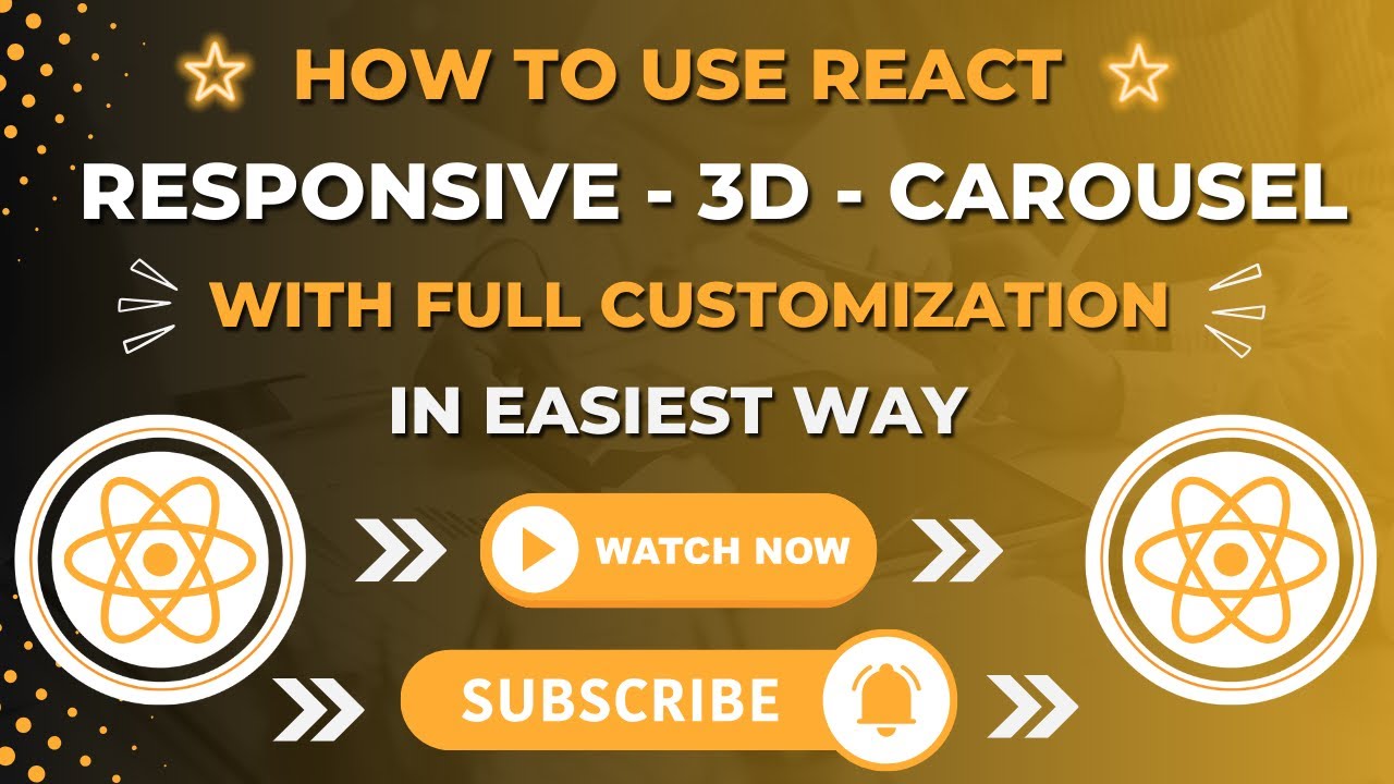 React-Responsive-3d-Carousel | Step-by-Step Tutorial for Beginners | React JS Carousel Setup