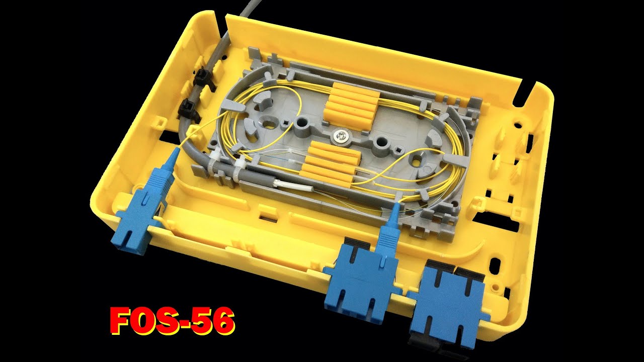 Universal indoor fiber optic enclosure FOS-56 from COMNET