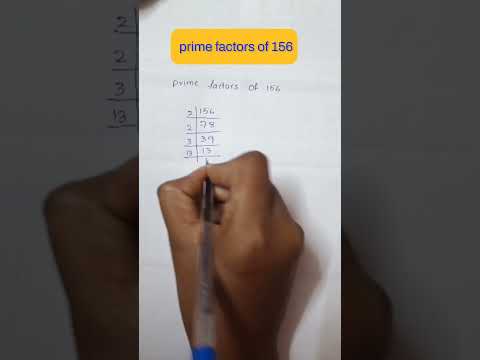 prime factors of 156