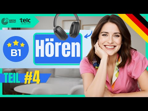 B1 Hören Prüfung Übungen Teil 4: 16 Hörverstehen Aufgaben für DTZ, G.A.S.T, TELC & Goethe