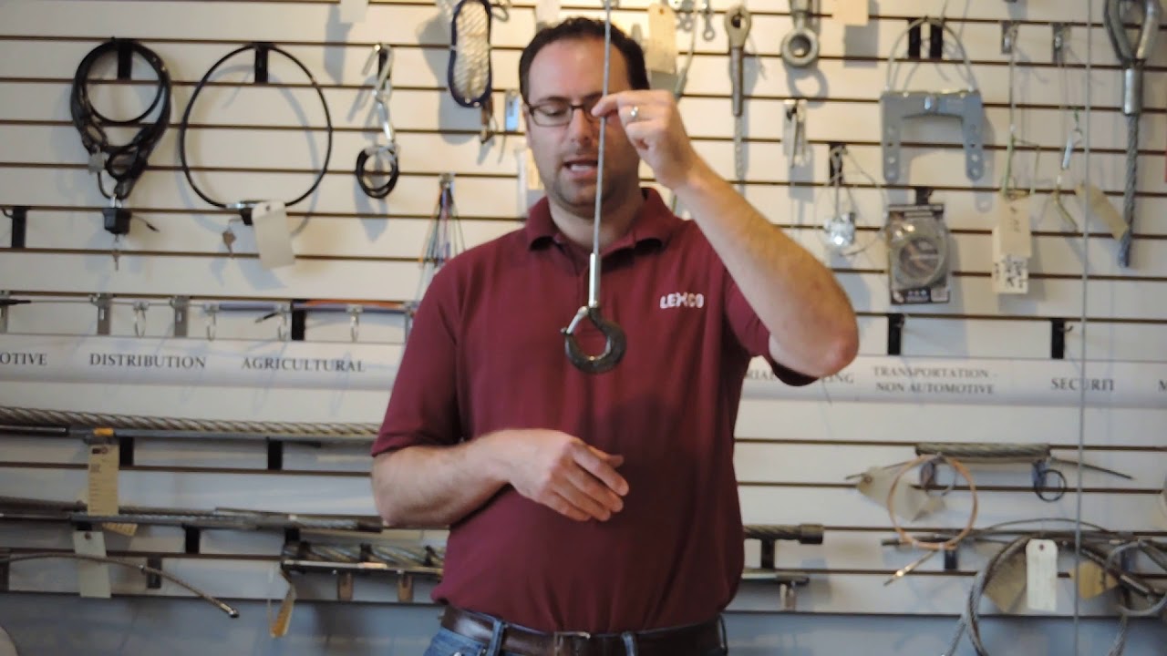 Lexco Cable's Wire Rope Accessories: Eye Hooks,  Metal S Hooks & Turnbuckle Assemblies