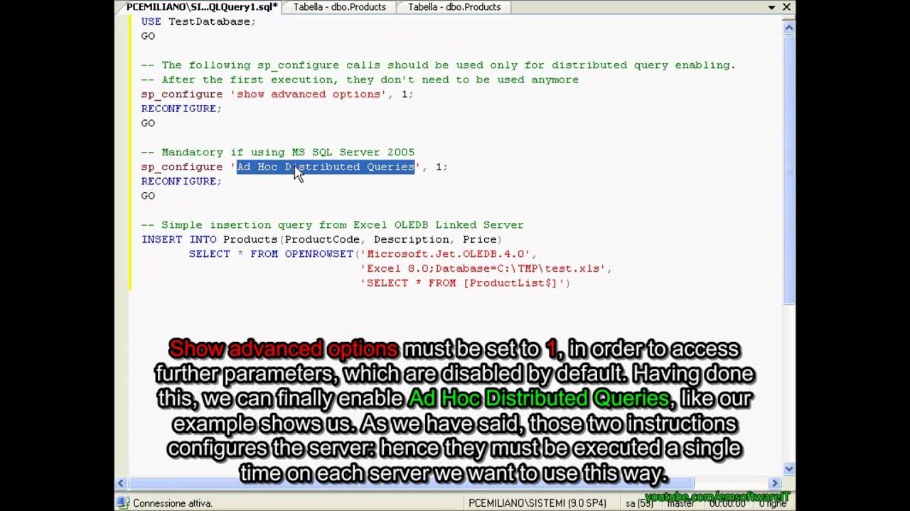 [SQL Server] Importing Excel data as table records