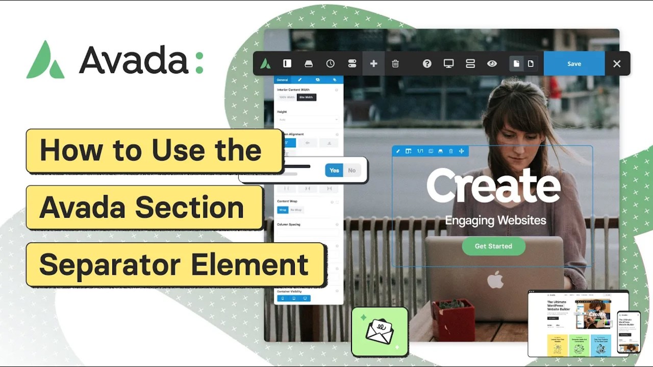 How to Use the Avada Section Separator Element