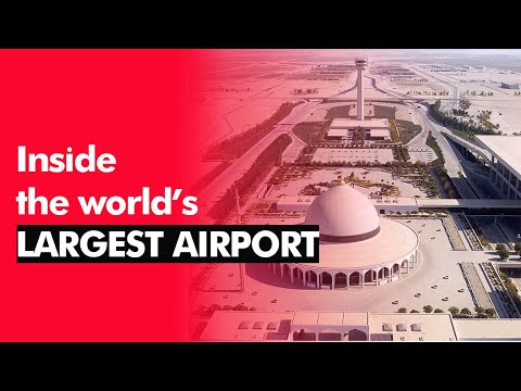 Inside the world's Largest Airport: King Fahd International Airport in Saudi Arabia.