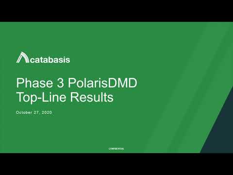 Webinar: Catabasis Phase 3 PolarisDMD Trial Results (October 2020)