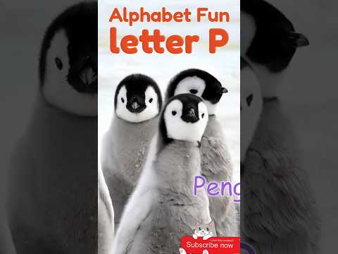 P is for Penguin, #abclearning #toddlerabc #nurseryrhymes