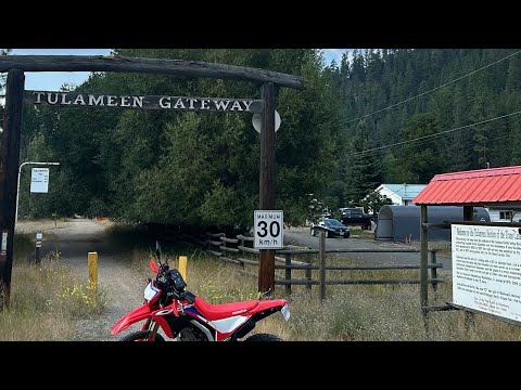 Exploring Tulameen BC and The Kettle Valley Rail Trail on my Honda CRF300L