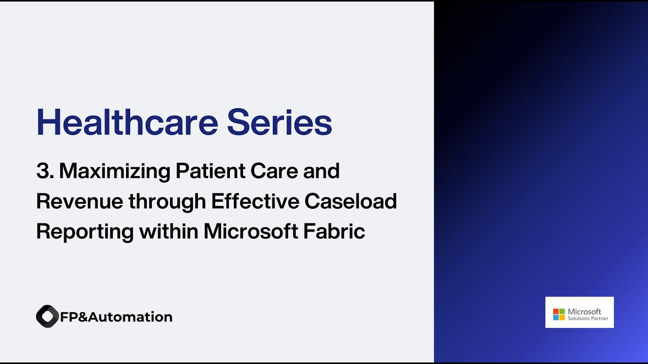 [Seri Layanan Kesehatan - 3] Memaksimalkan Perawatan Pasien dan Perencanaan Pendapatan dalam Micr...