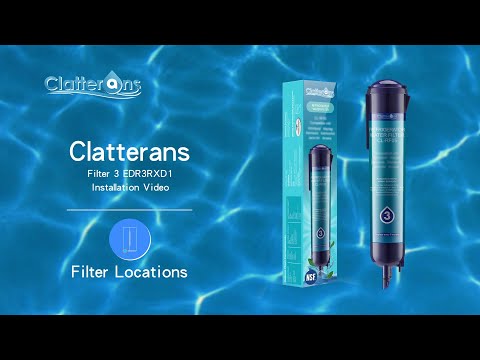 💧 How to Install the Replacement for Filter 3 EDR3RXD1