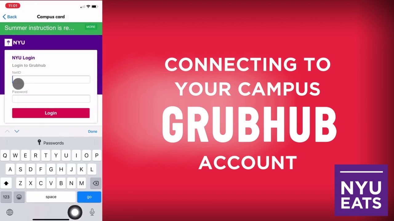Getting Started with Mobile Ordering at NYU Eats