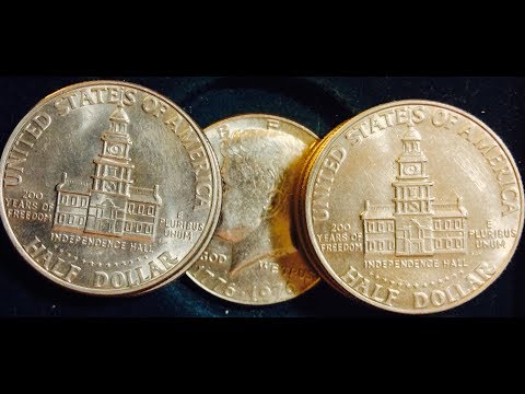 1776- 1976 Kennedy Half dollars