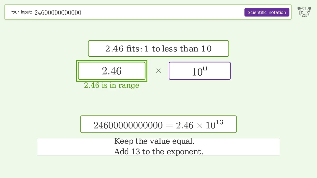 24,600,000,000,000 in Scientific Notation — Step-by-Step