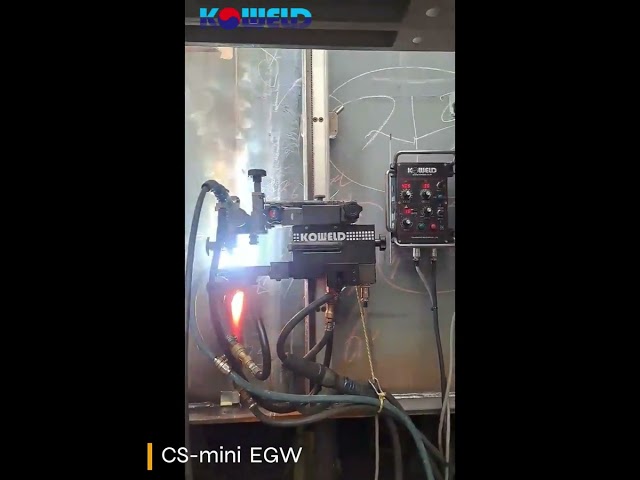 CS-MEGW MINI E.G.W Butt welder for vertical up, 25mm-ONE PASS | Product video | KOWELD