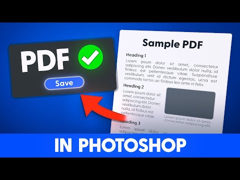 If I Wanted to Save a PDF in Photoshop, I'd Do This ✅