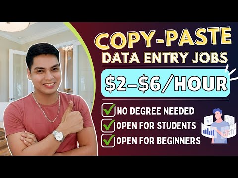 Up To $6 Per Hour | Data Entry Jobs From Home - Non Voice Typing Job