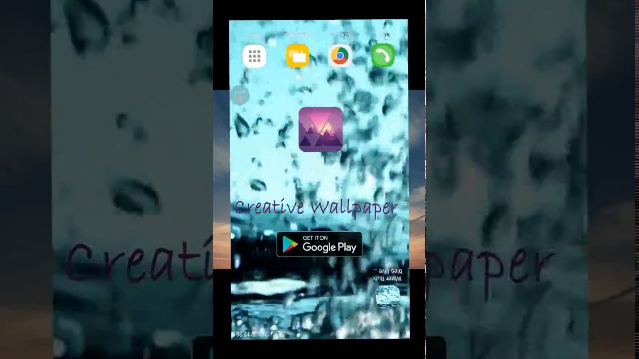 Water Bubbles Live Wallpaper