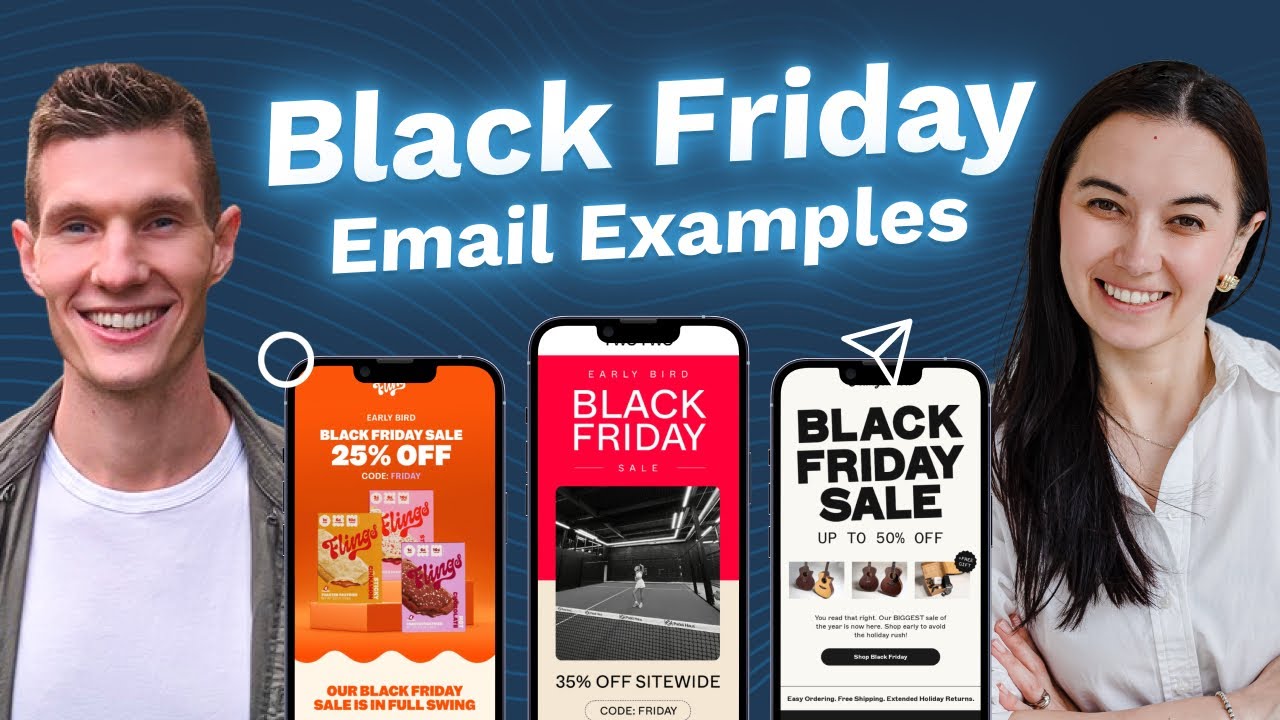 7 Slightly Different Black Friday Email Examples