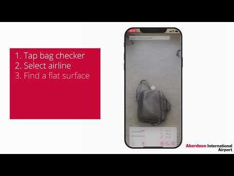 New Aberdeen Airport App | Cabin Bag Checker