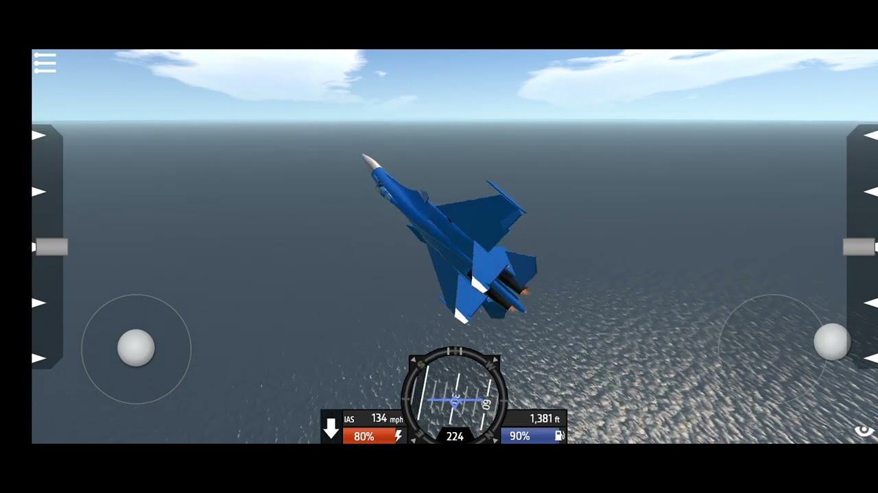Su-33 cobra roll simpleplanes