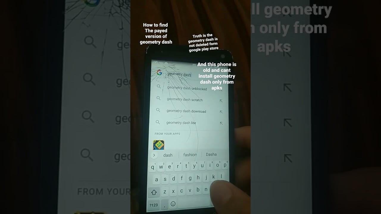 geometry dash was never taken down from the play store