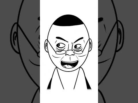 When You're Scared of Long Words Aud: @danielthrasher #shorts #animationshortsvideo #memeanimation