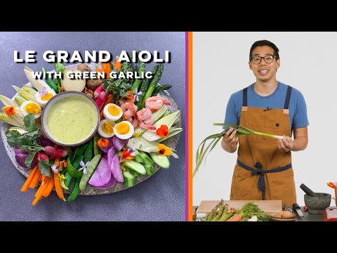 Le Grand Aioli with Green Garlic | Spencer Cooks