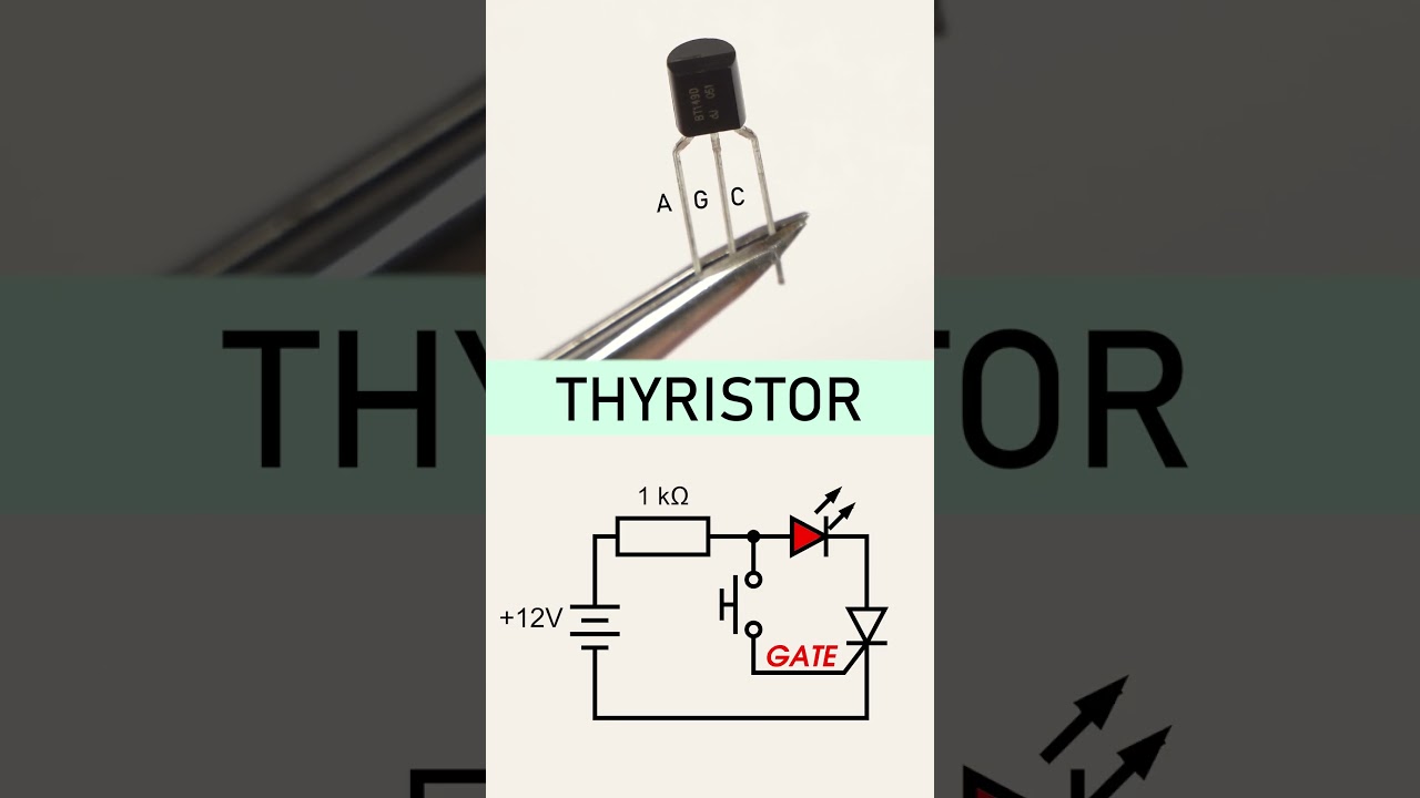 How does a thyristor work? SCR -- Silicon Controlled Rectfier.