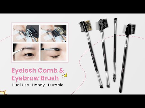 Eyelash Comb and Brow Brush | Dual Use Handy Tool in Makeup Bag | Beauty7