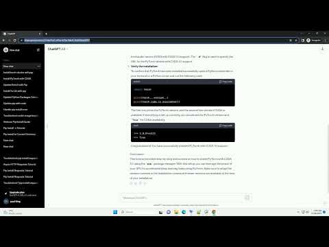 pip install torch cu118