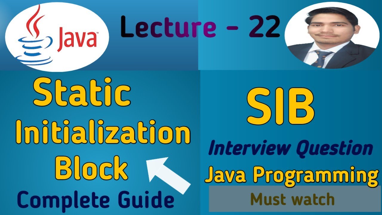 Java Tutorial : Static Initialization Block in Java | Core Java #22