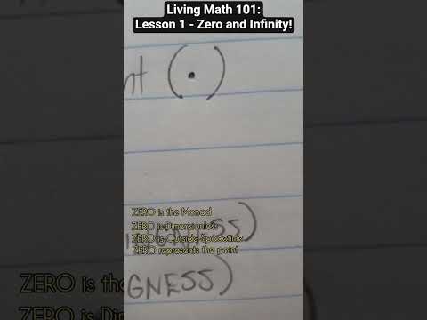 Lesson 1 - Zero and Infinity!