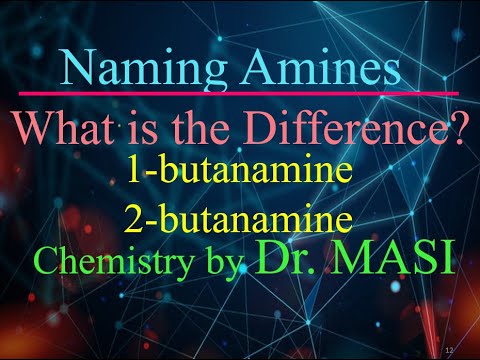 What is the Difference Between 1-butanamine and 2-butanamine? Amine Organic Chemistry - IUPAC