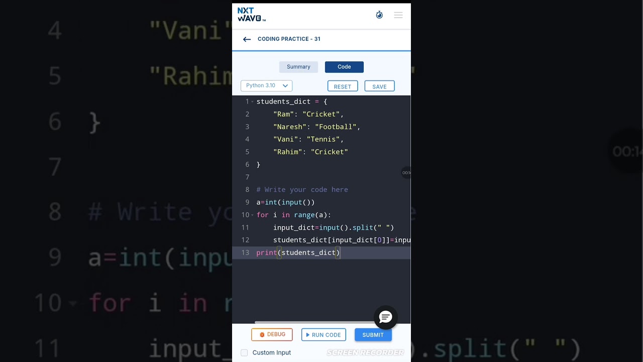 Sports Data using Python CCBP Nxtwave #coding #correctcoding #nxtwaveccbp #programming #python #code