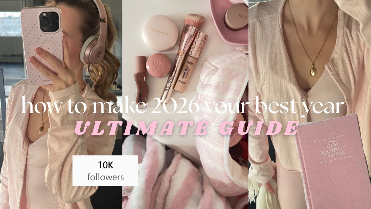how to make 2026 the best year🤍 | realistic goals, journaling, planning and more!