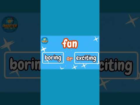 🎉 Can you find the synonym for "Fun"? #InteractiveLearning #BrainBoost #SpellingFun #LearningIsFun